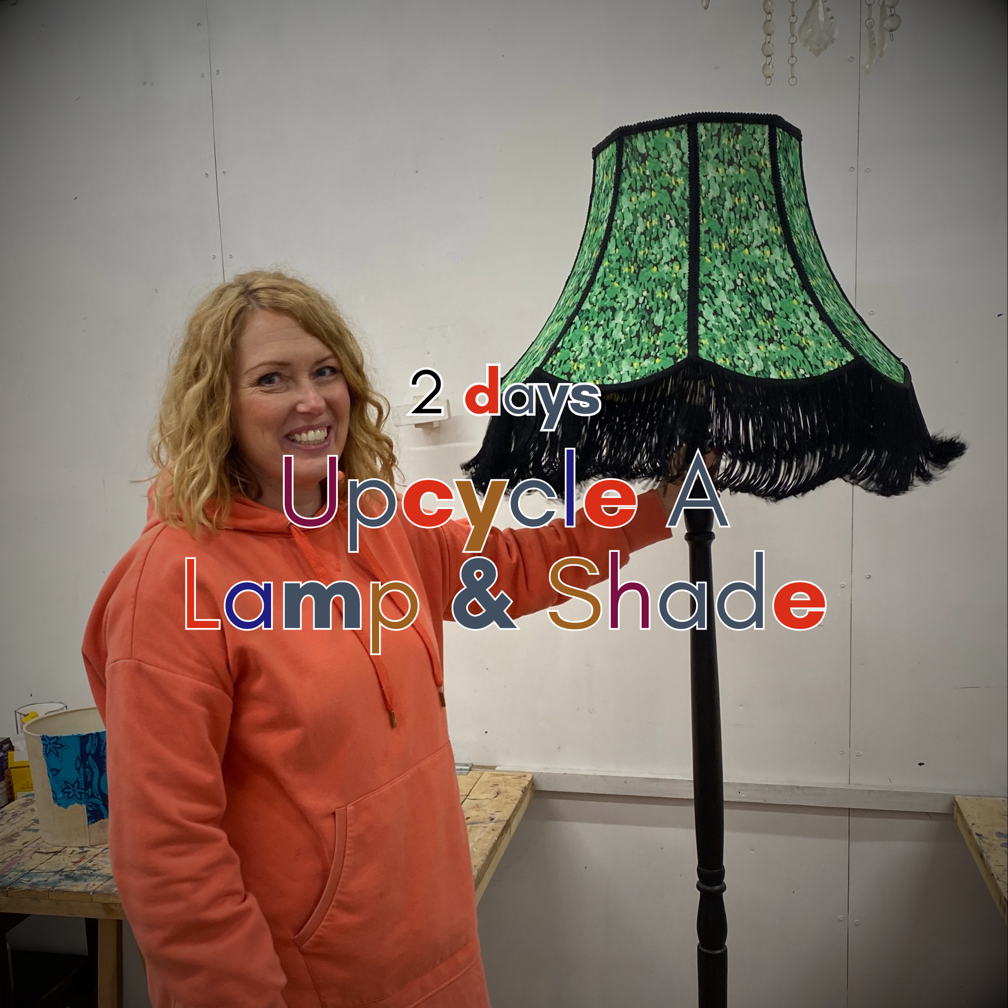 Upcycle A Lamp & Shade Course in Essex | Recycle Workshop – ReVamp ...